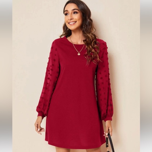 SHEIN | Dresses | Red Dress | Poshmark